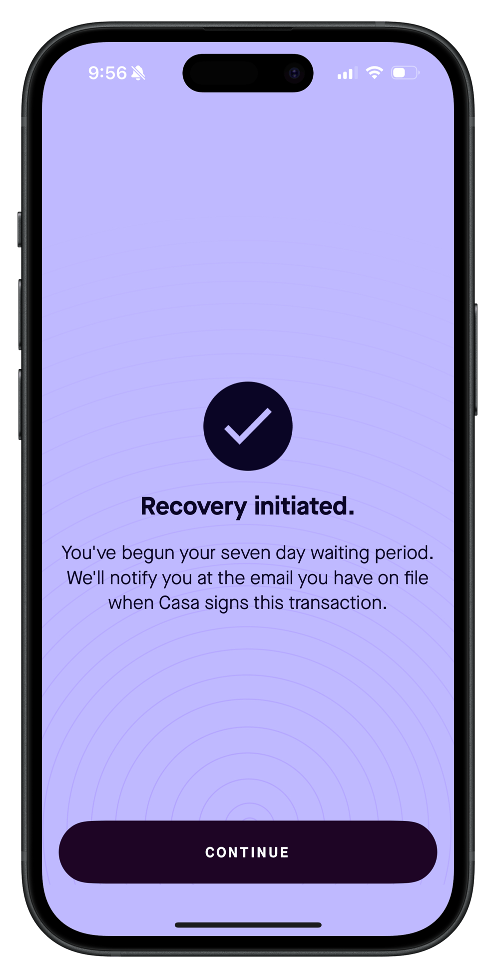 Casa Recovery Key