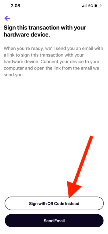 Signing a transaction with Keystone