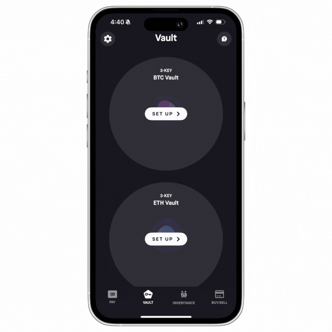 Adding YubiKey to your Casa vault